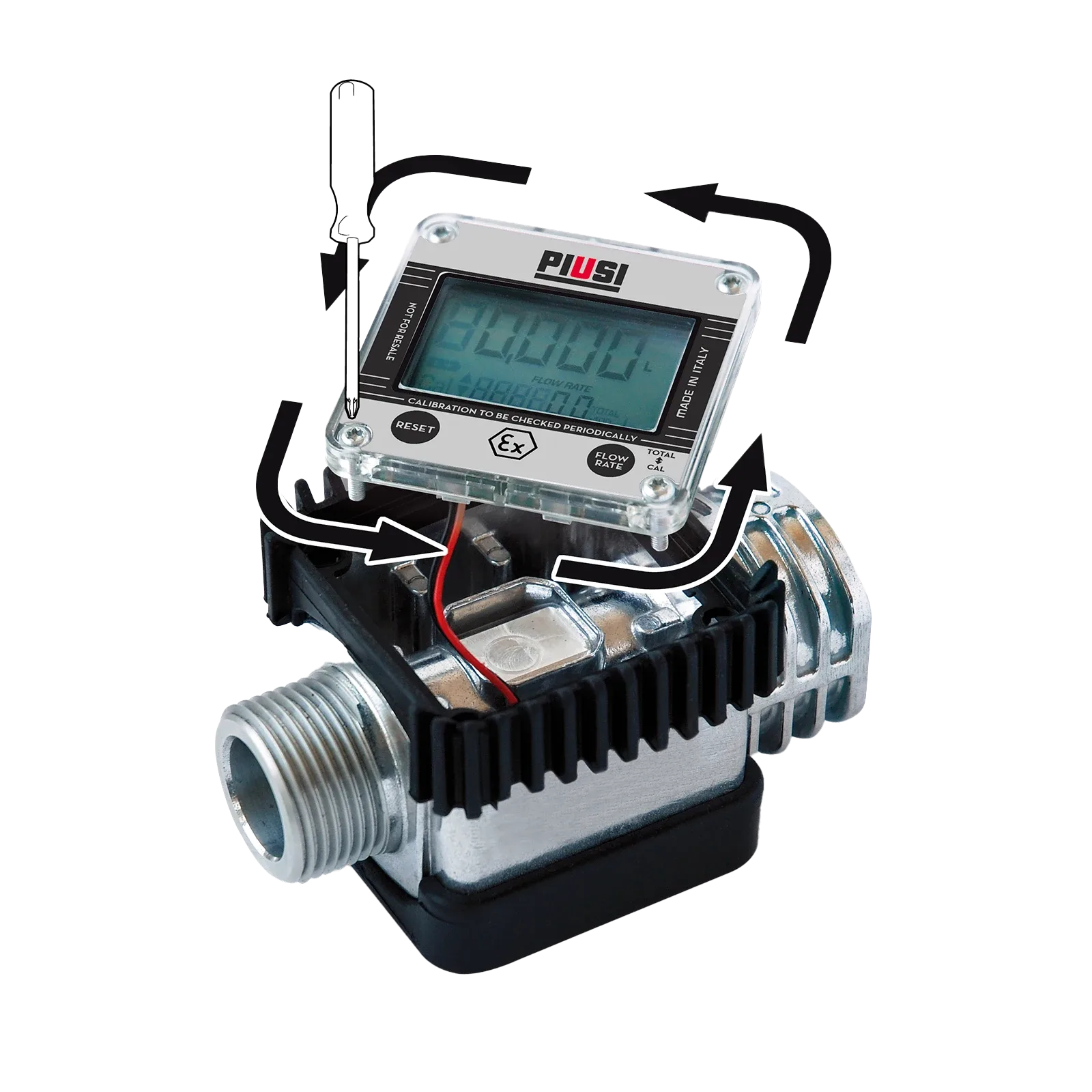 Cross Flow Meter Digital